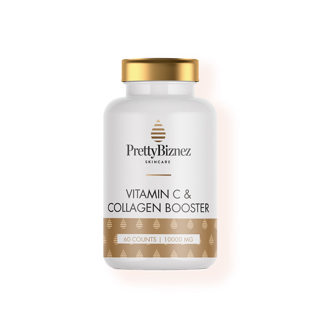 60-Capsule Natural Skincare Supplement with Vitamin C & Collagen – Made ...