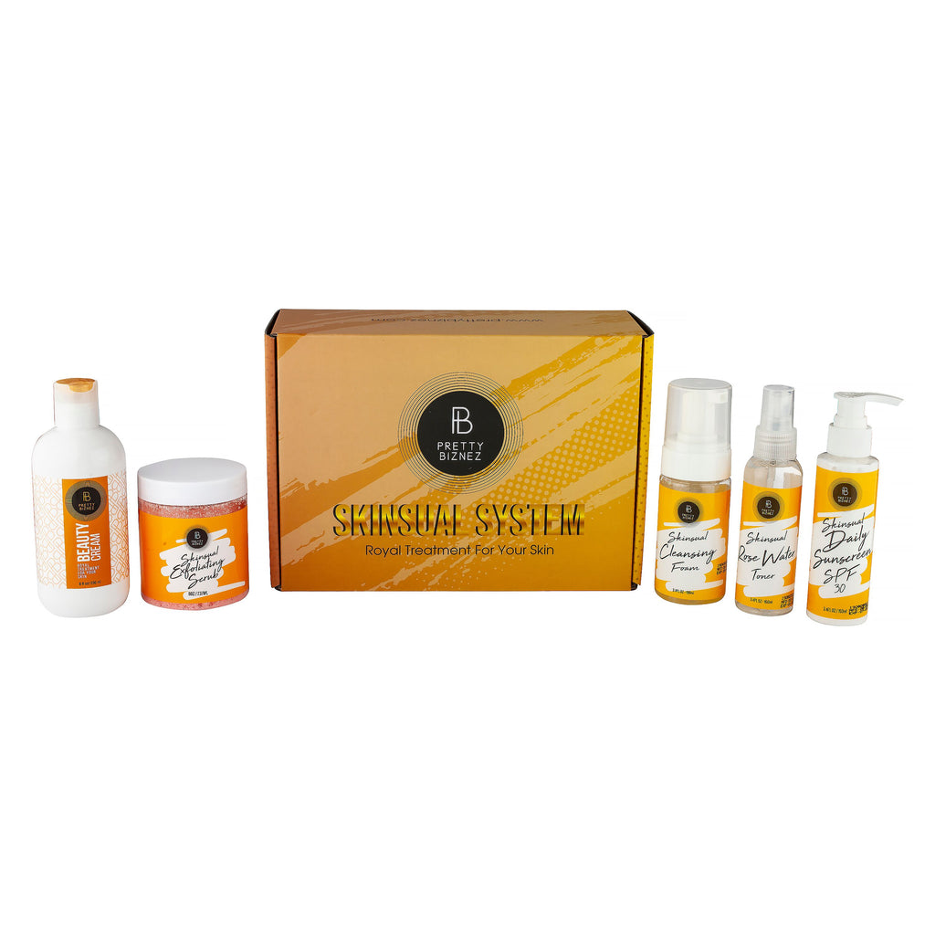 5-Piece Skinsual Skincare System – Complete Brightening & Beauty Care ...
